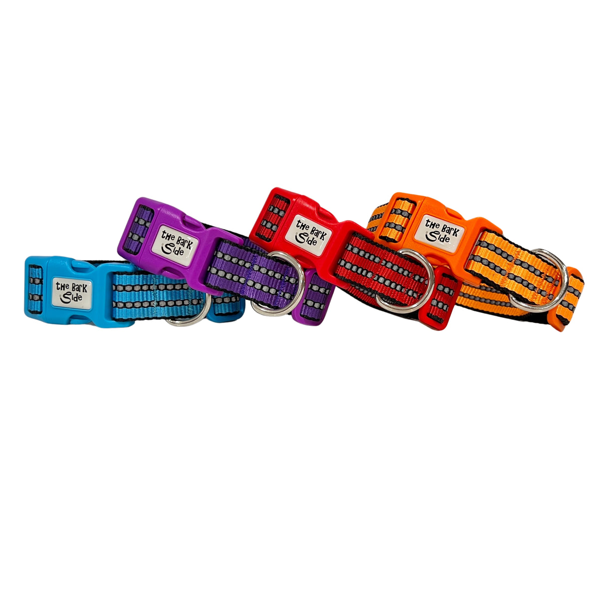 Reflective Dog Collar: S-L – The Bark Side Dog Collars