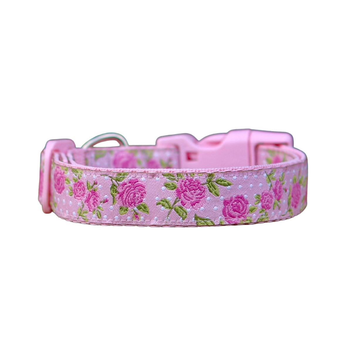 Rose Dog Collar: XS-L – The Bark Side Dog Collars