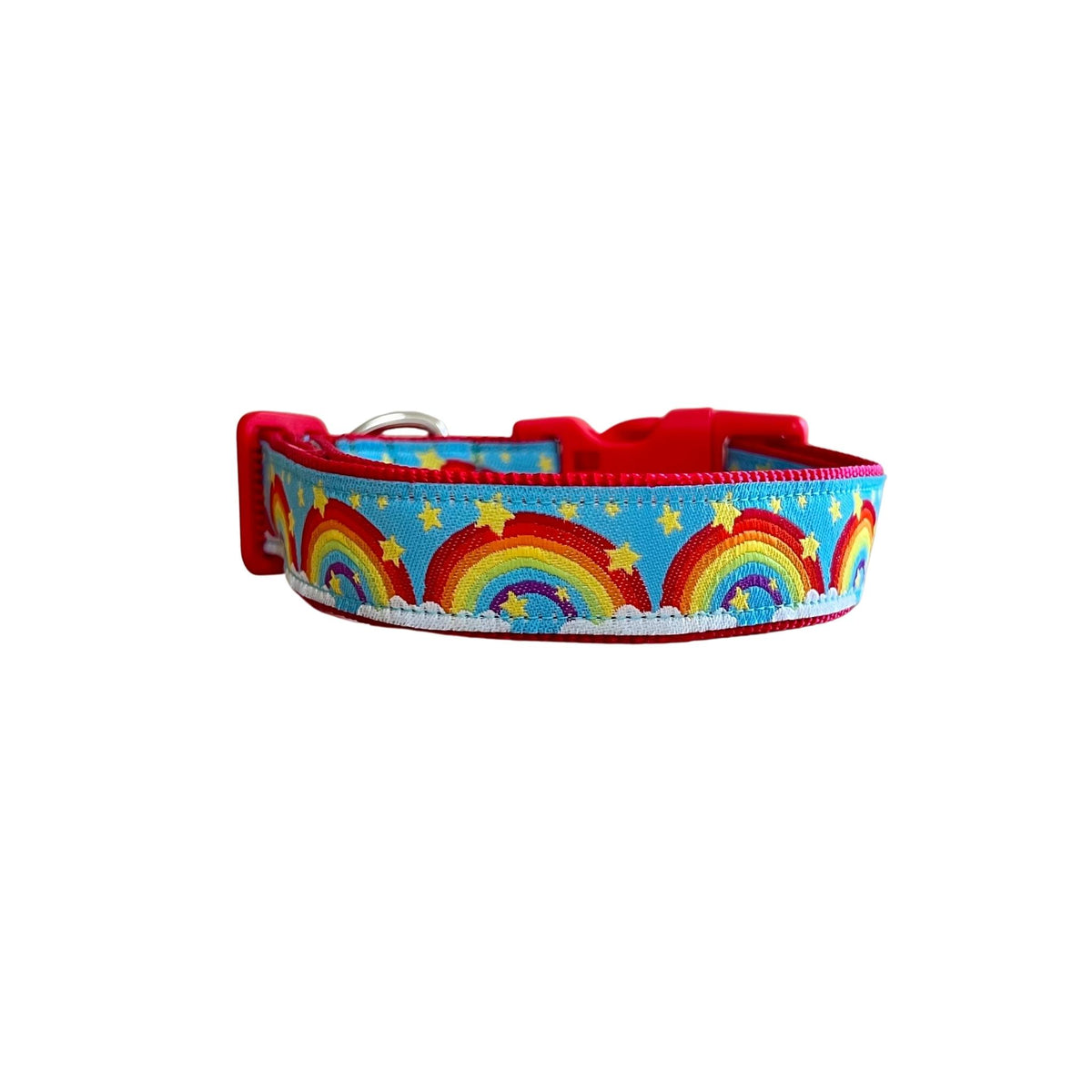 Rainbow Dog Collar: XS-L – The Bark Side Dog Collars