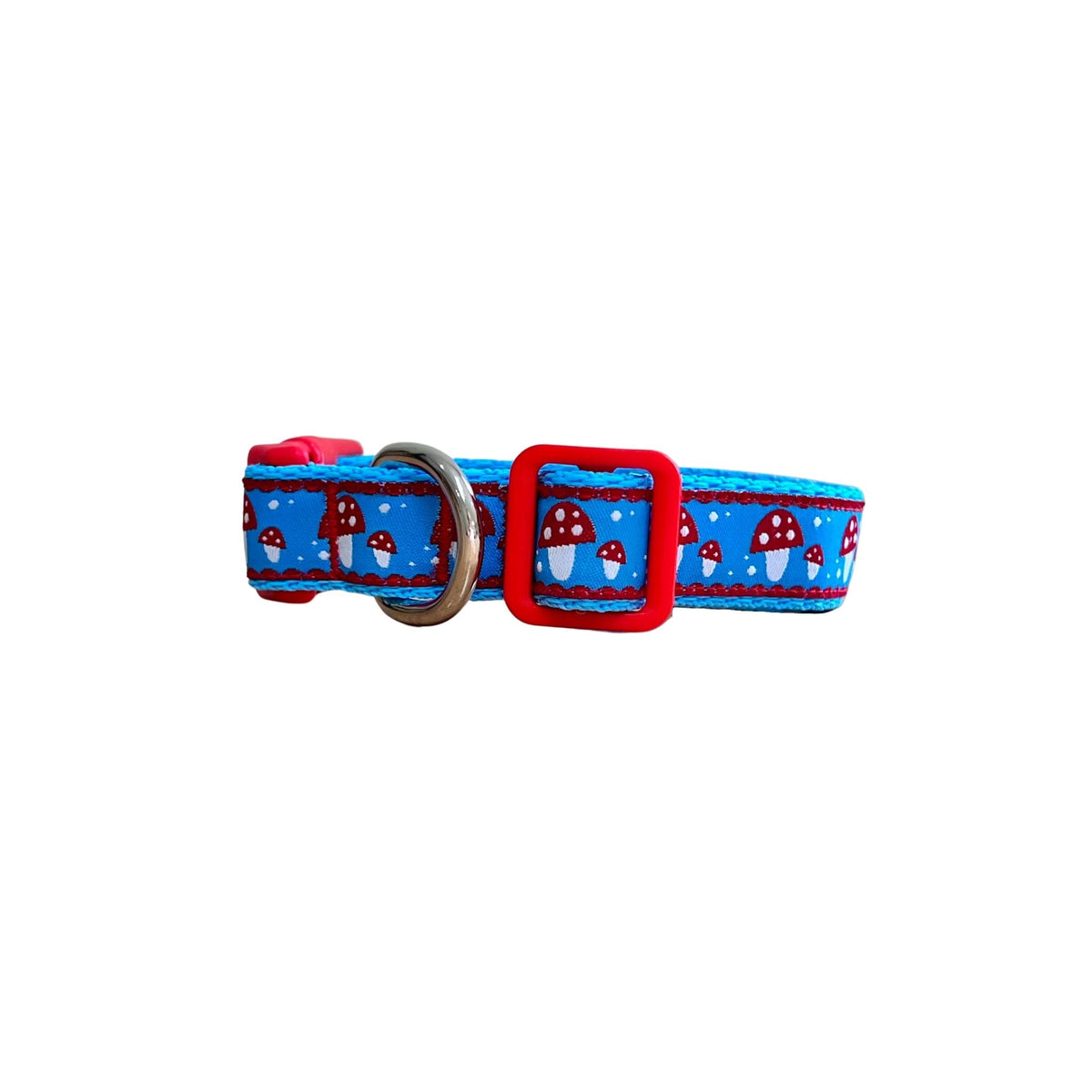 Toadstool Dog Collar - Mushroom: XS-M – The Bark Side Dog Collars