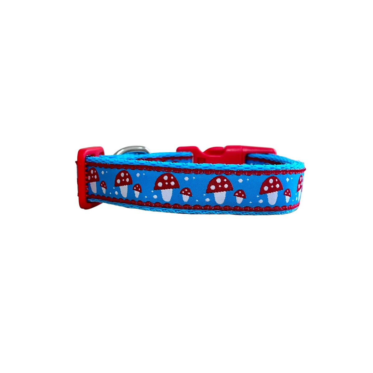 Toadstool Dog Collar - Mushroom: XS-M – The Bark Side Dog Collars
