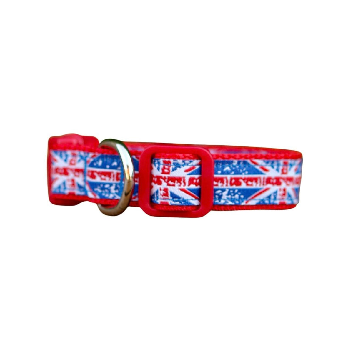 Small Union Jack Dog Collar: XS-M – The Bark Side Dog Collars
